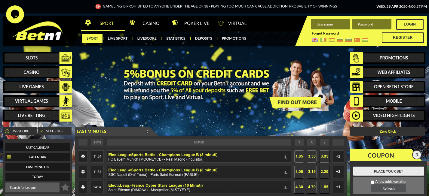 Betn1 Sportsbook Review 2023»Expert Ratings and Analysis